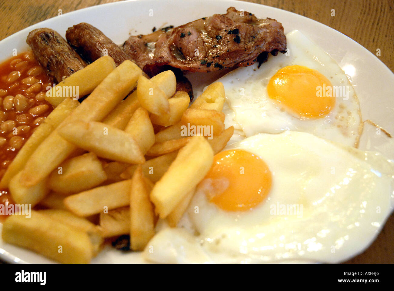 The Full Monty English breakfast in The Oak pub Stowmarket Suffolk ...