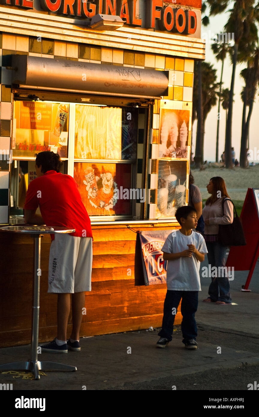 Boy ordering food hi-res stock photography and images - Alamy
