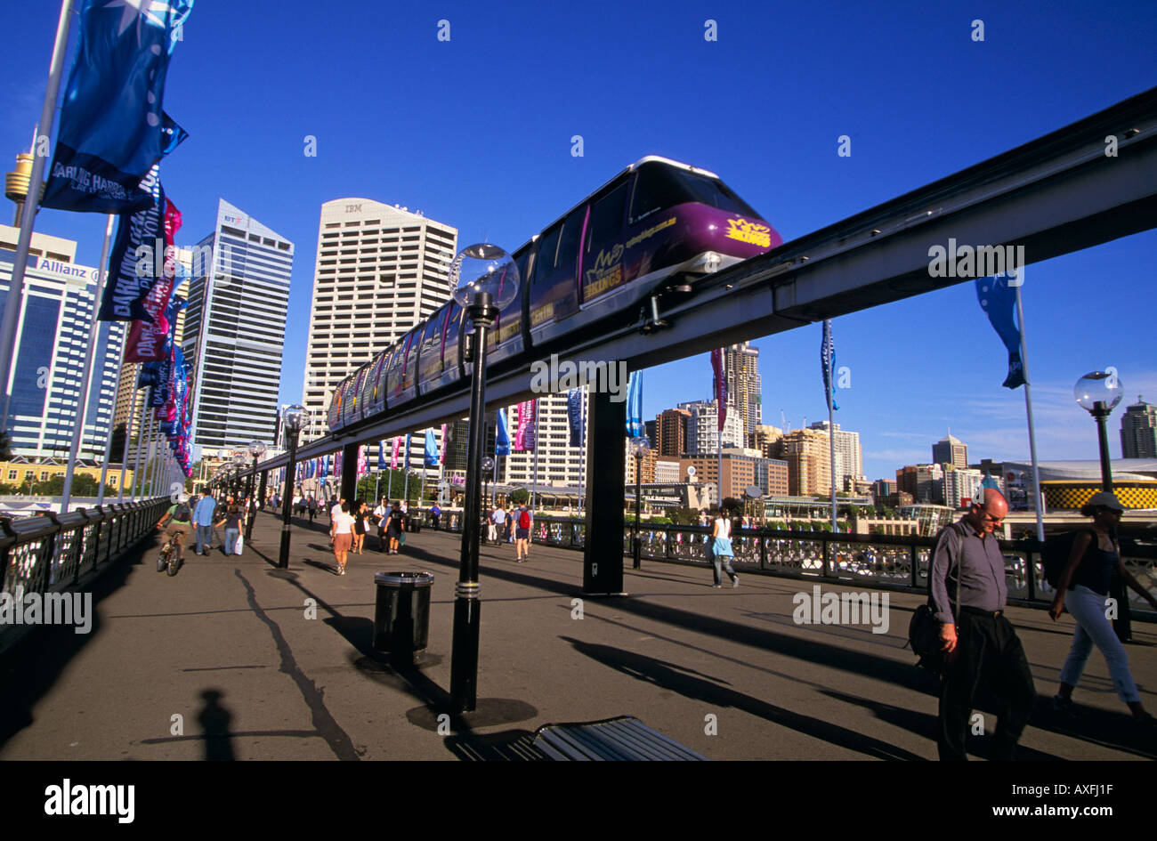 Sky train monorail australia hi-res stock photography and images - Alamy