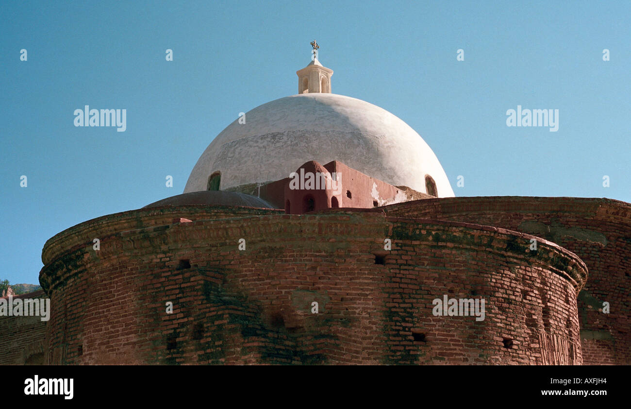 Old colonial church of San Miguel de Satevo in Copper Canyon Barrancas ...