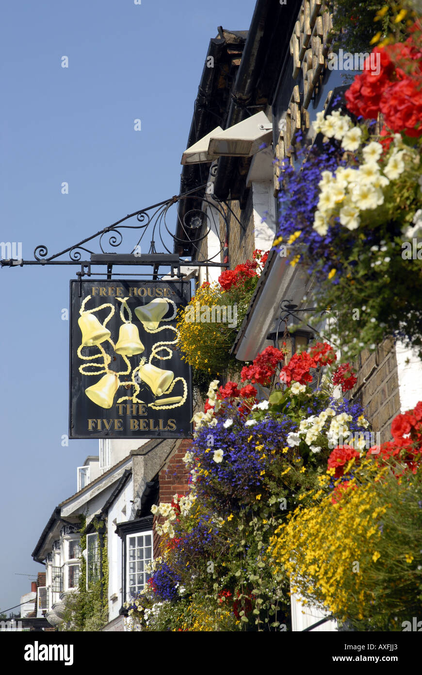 The Five Bells pub Eynsford Kent Stock Photo - Alamy