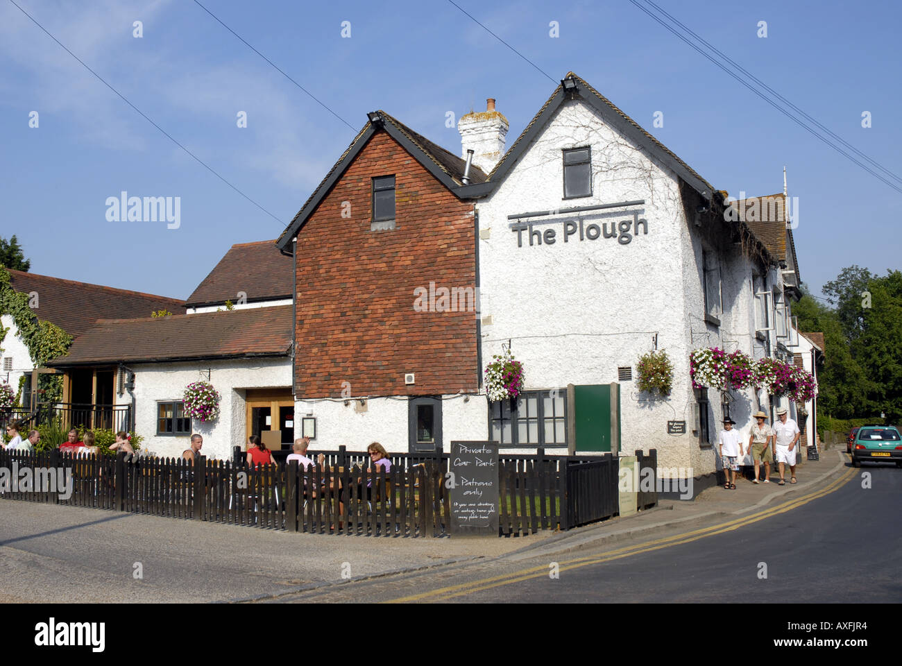The Plough pub Eynsford Kent Stock Photo - Alamy