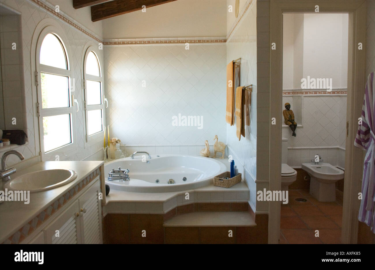 Spanish villa with jacuzzi hi-res stock photography and images - Alamy