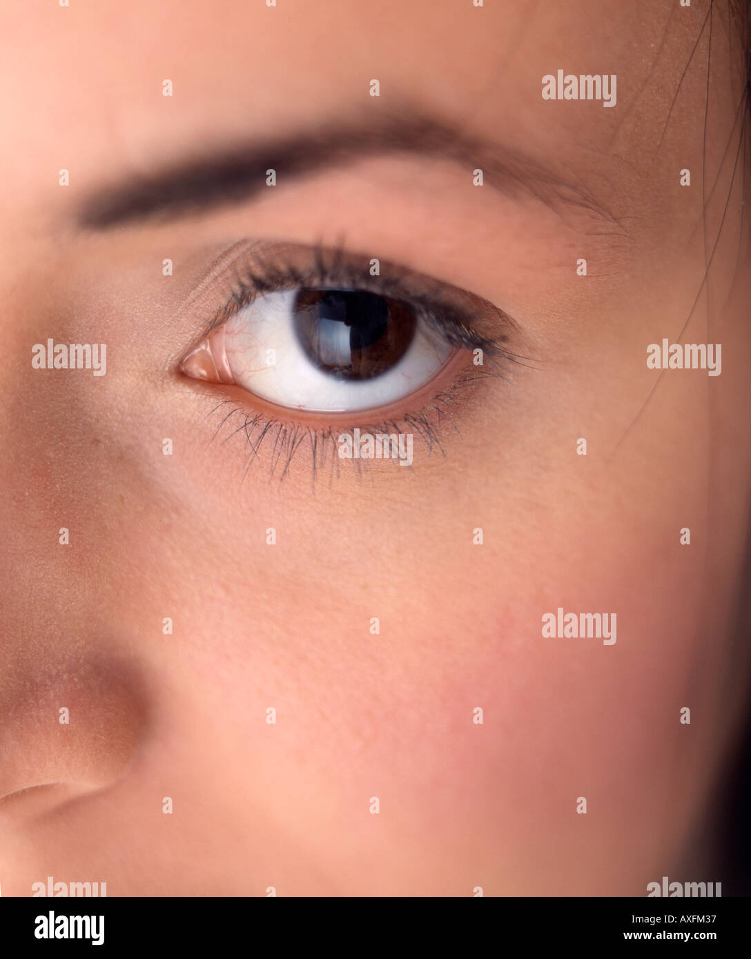 Face fragment hi-res stock photography and images - Alamy