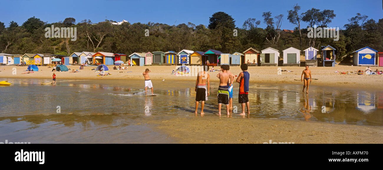 Summer beach scene, Australia Stock Photo - Alamy