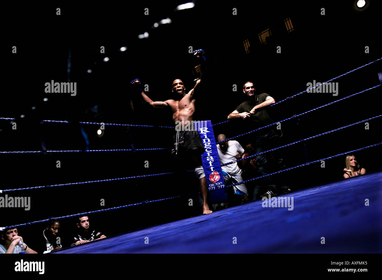 Ultimate Fighting is a mixed martial arts style of fighting Stock Photo ...