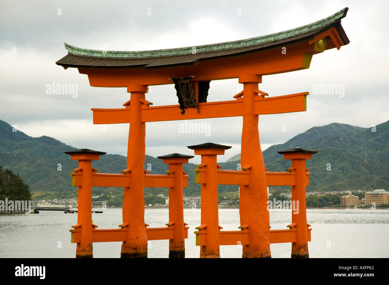 Traditional torii gate stands hi-res stock photography and images - Alamy