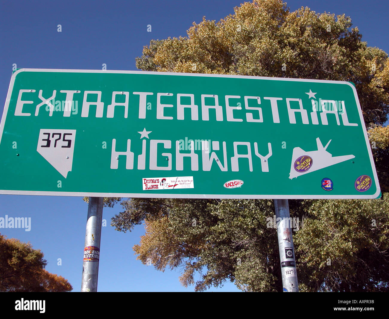 Extraterrestrial highway sign hi-res stock photography and images - Alamy