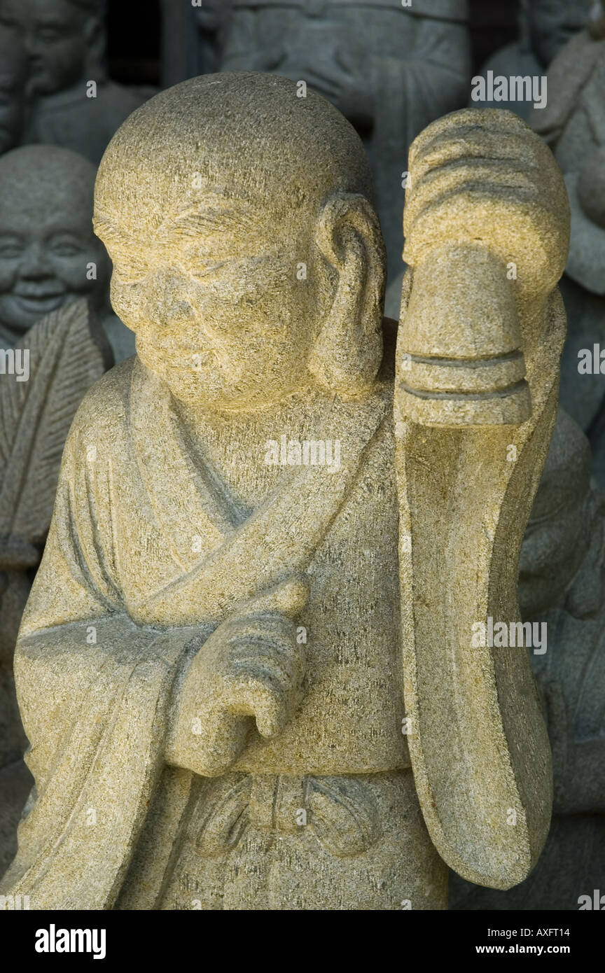 Buddha statues daishoin temple miyajima hi-res stock photography and ...