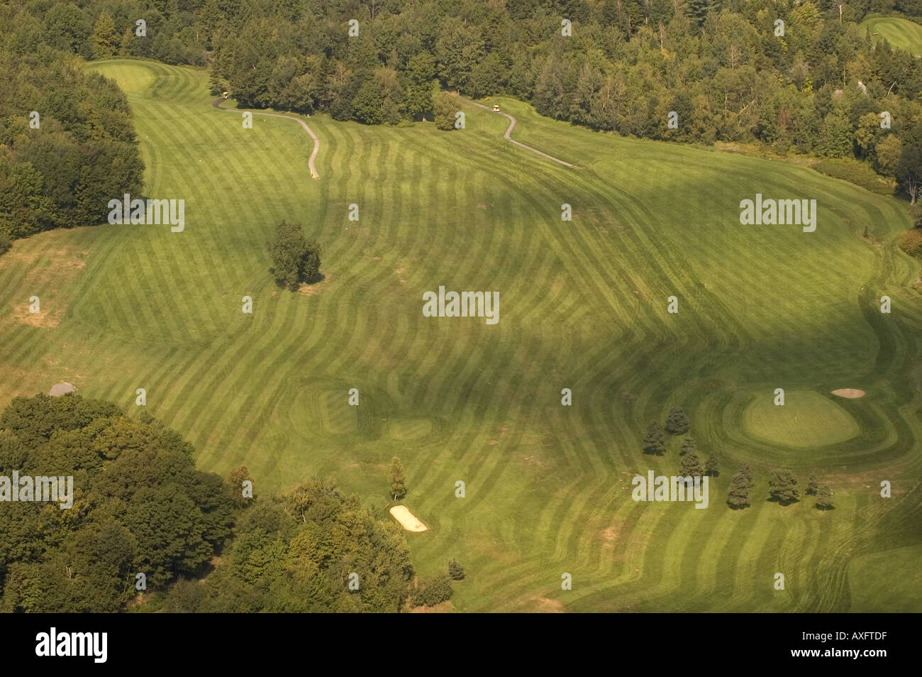 Striping of various direction is highlighted in this aerial at the ...