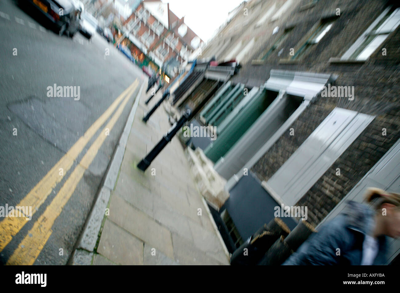 Angled View Of East End Street, London, UK Stock Photo - Alamy