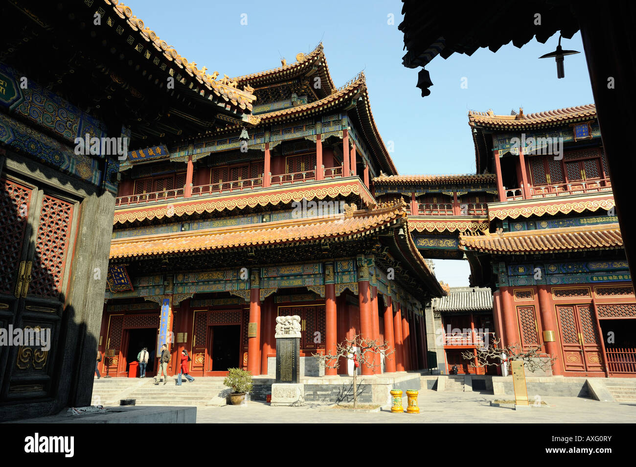Lama Temple in Beijing China. 24-Mar-2008 Stock Photo - Alamy