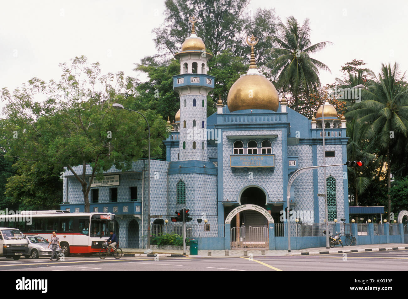 Singapore Malabar Muslim Jama Ath Mosque Stock Photo - Alamy