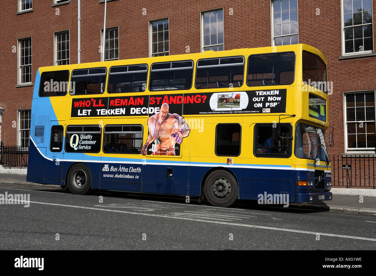 Dublin City Bus Stock Photo - Alamy