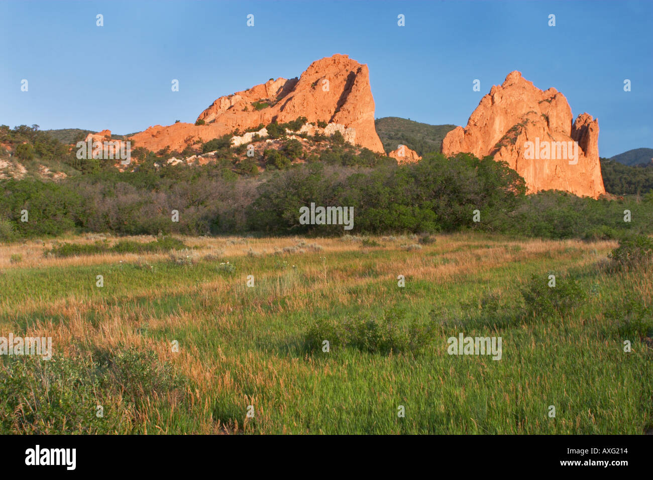 Colorado Springs State Park Garden of the Gods Stock Photo - Alamy