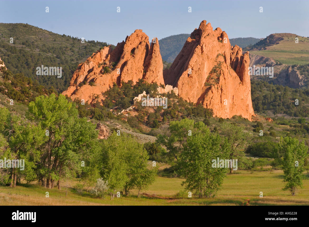Colorado Springs State Park Garden of the Gods Stock Photo - Alamy