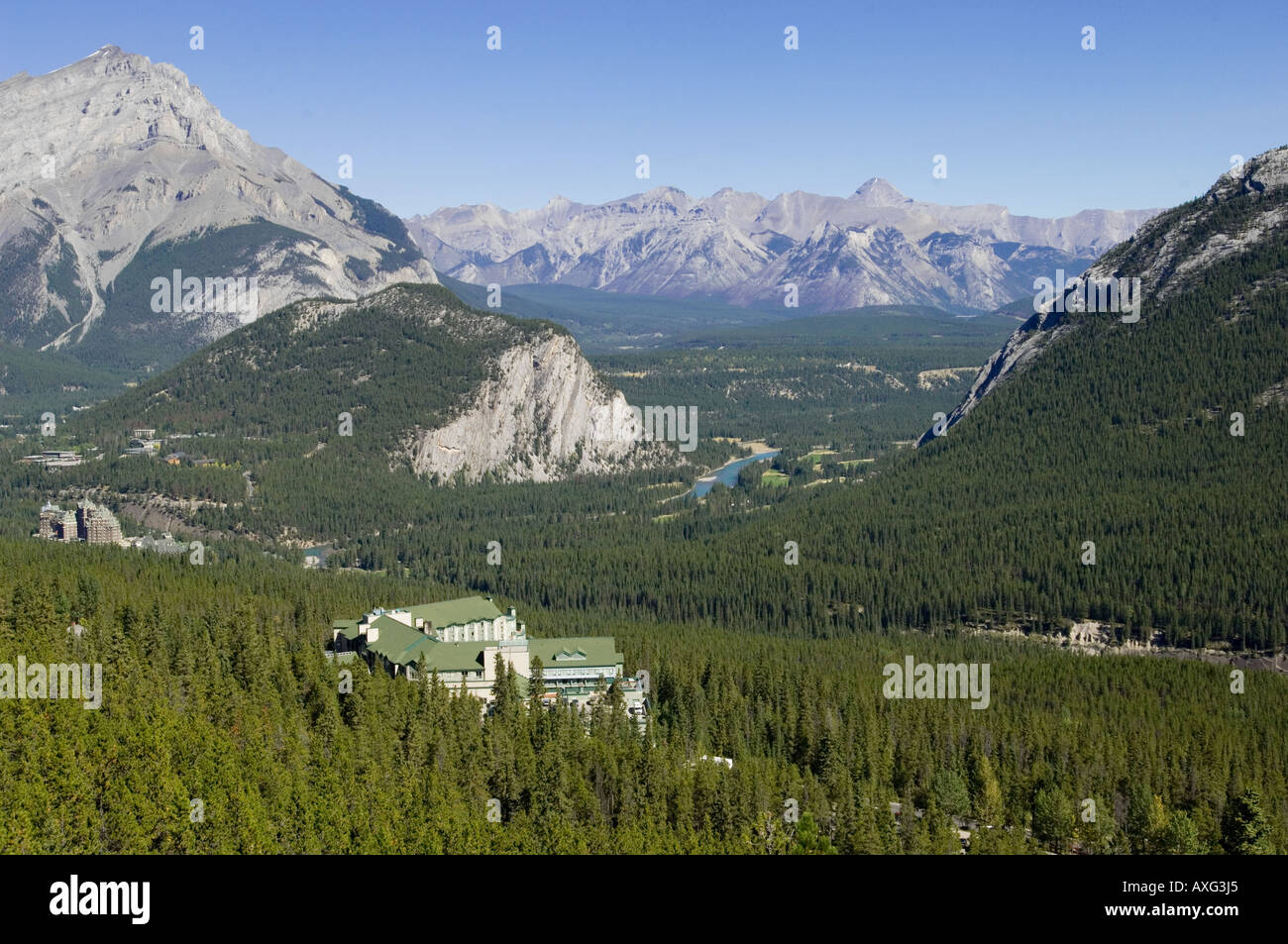 Banff Tourist town in Banff National park, Canada Stock Photo - Alamy