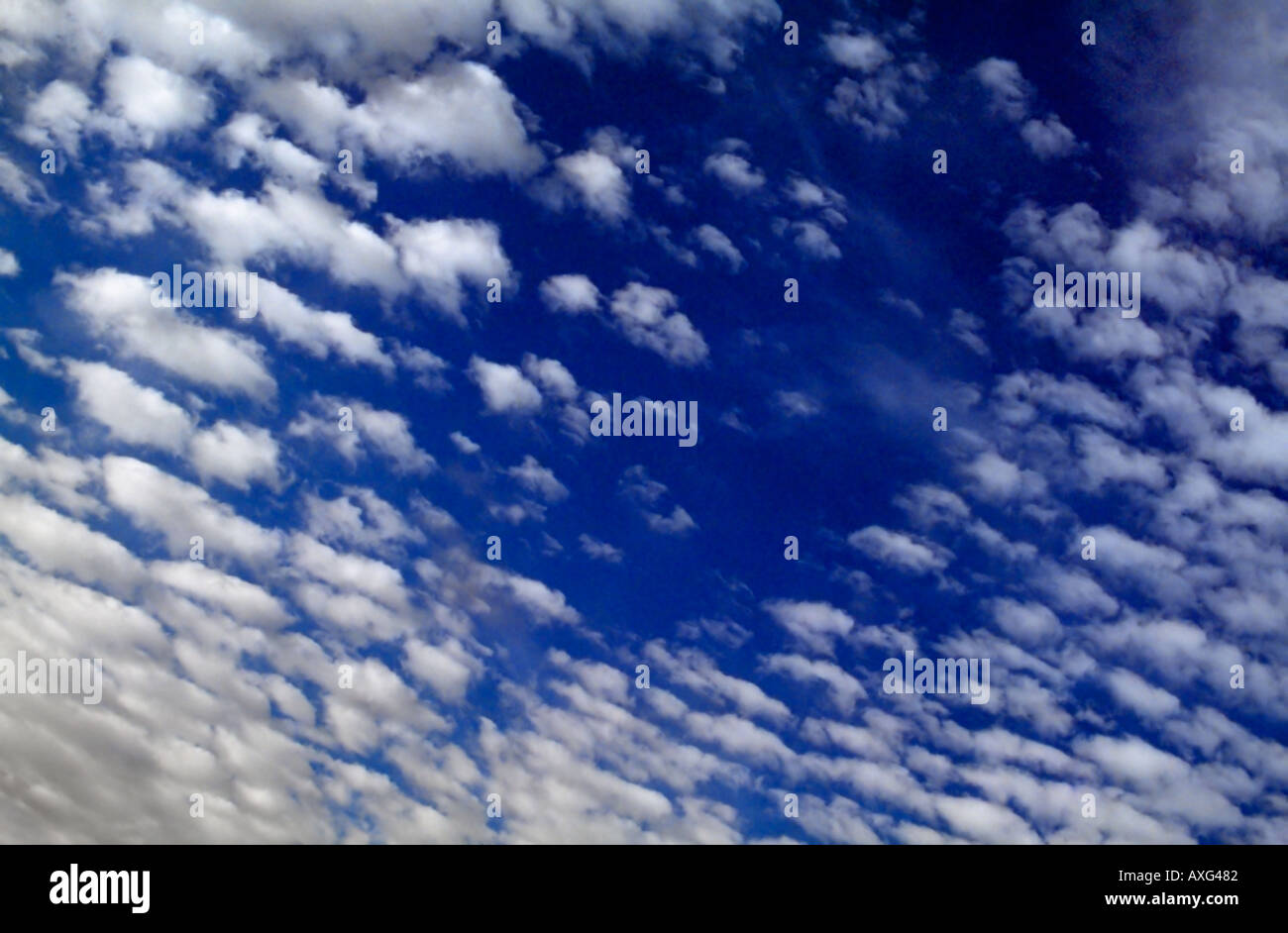 Altocumulus cloud formation Stock Photo - Alamy
