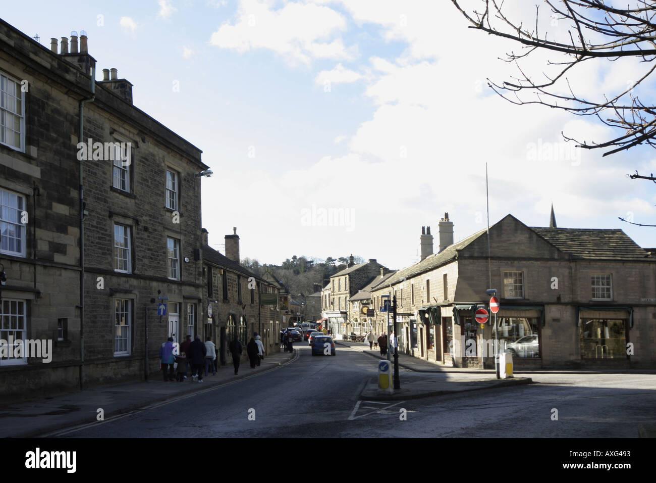Bakewell bridge street hi-res stock photography and images - Alamy