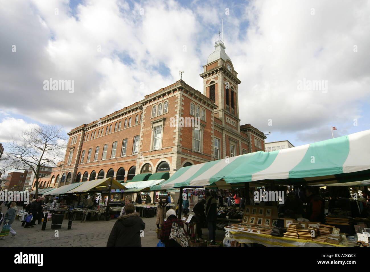 Chesterfield Market Hall Derbyshire UK Stock Photo - Alamy