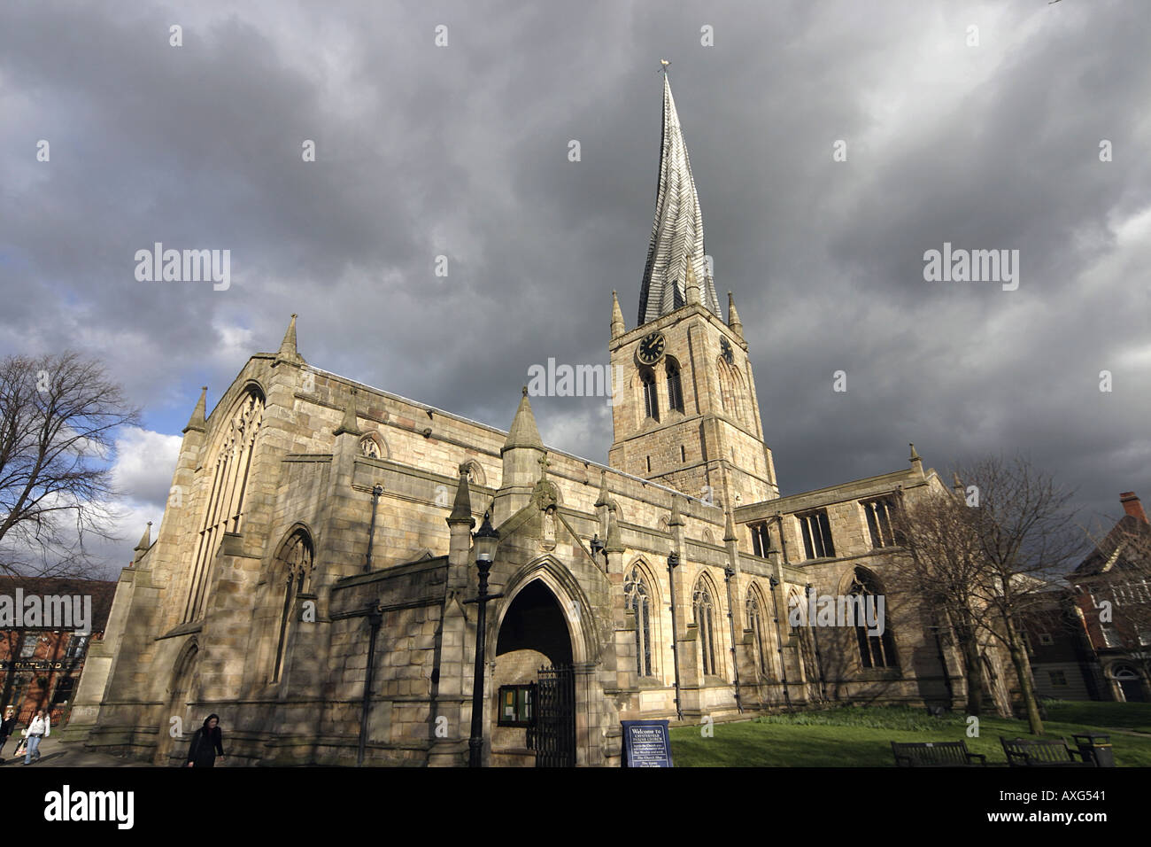 Saint Mary and All Saints Parish Church Chesterfield and its crooked ...