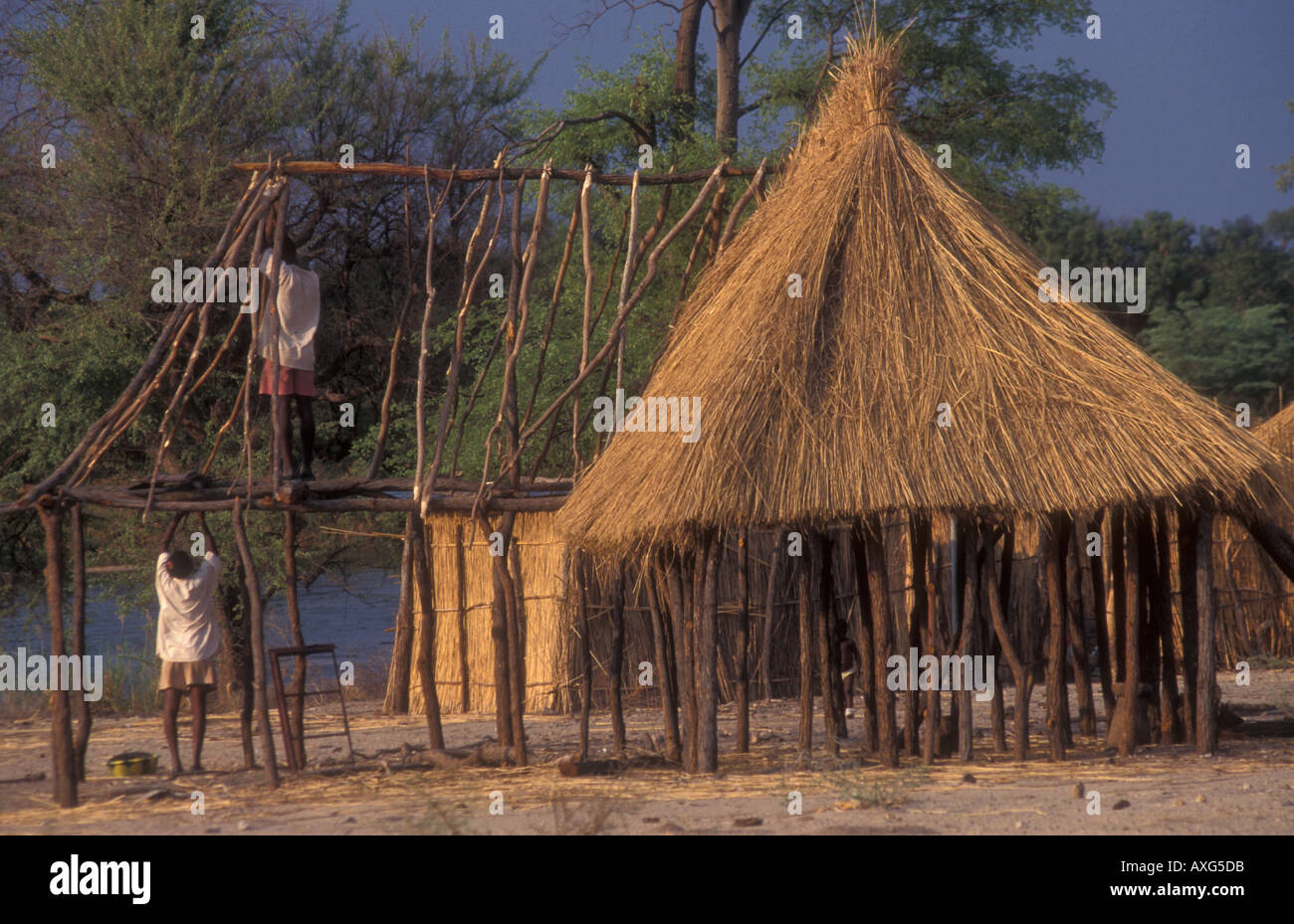 Thatched Roofs Traditional African Hut High Resolution Stock ...