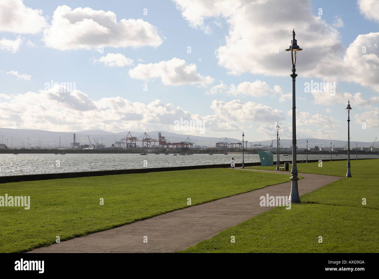 Seafront scene, Clontarf, Dublin, Ireland Stock Photo - Alamy