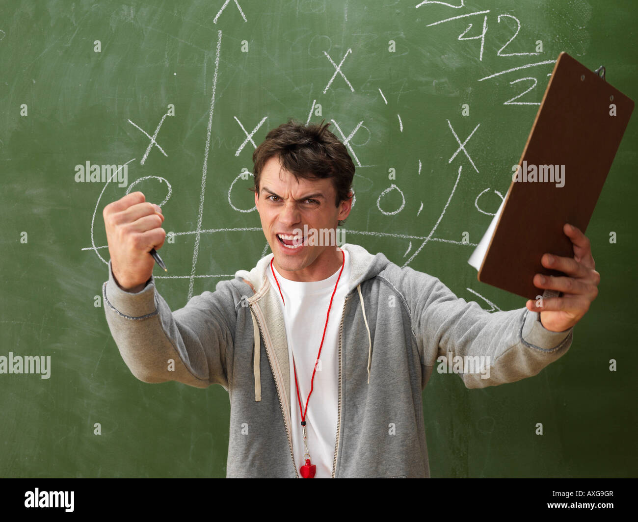 Angry coach shouting hi-res stock photography and images - Alamy