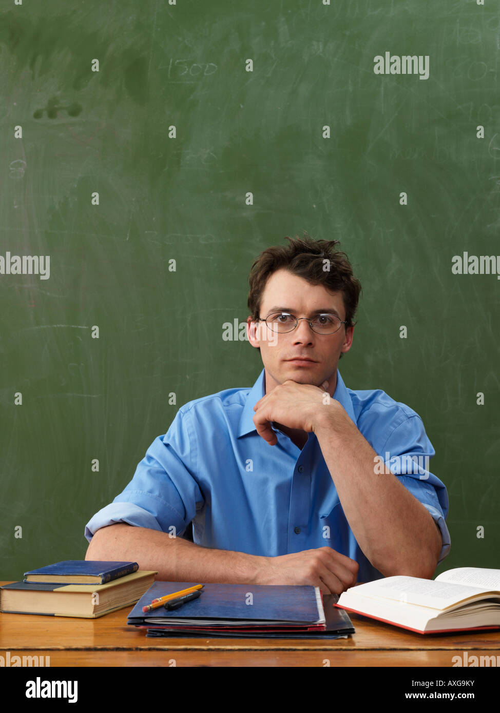 Portrait of Teacher Stock Photo - Alamy