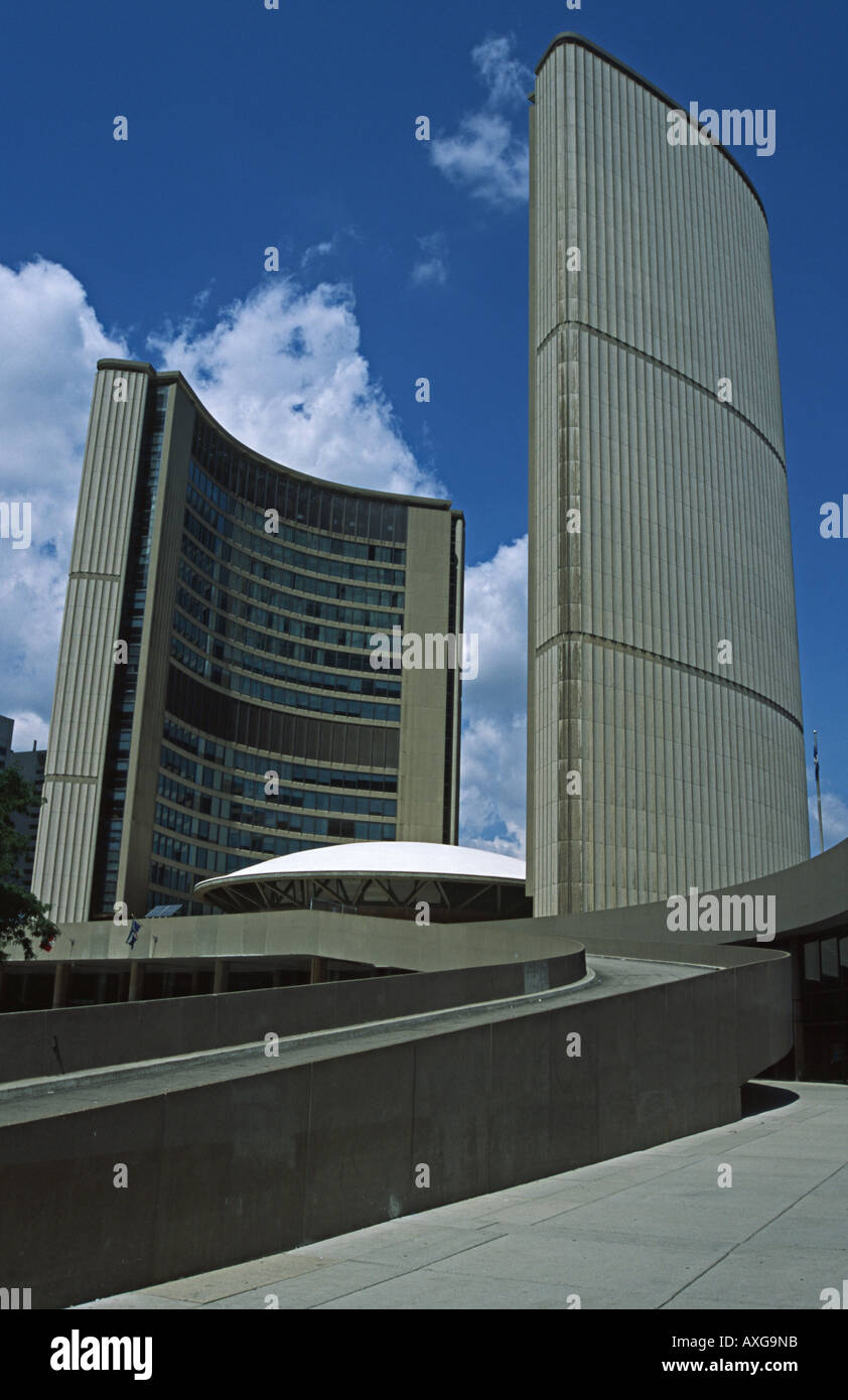 Toronto City Hall, Ontario, Canada, designed by the Finnish architect ...