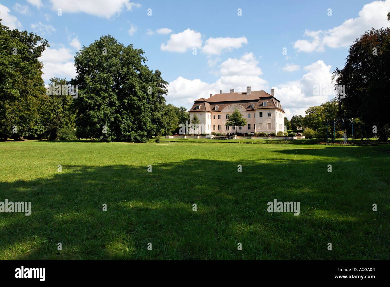 Cottbus, Schloßpark Branitz, Pleasureground und Schloß Stock Photo - Alamy