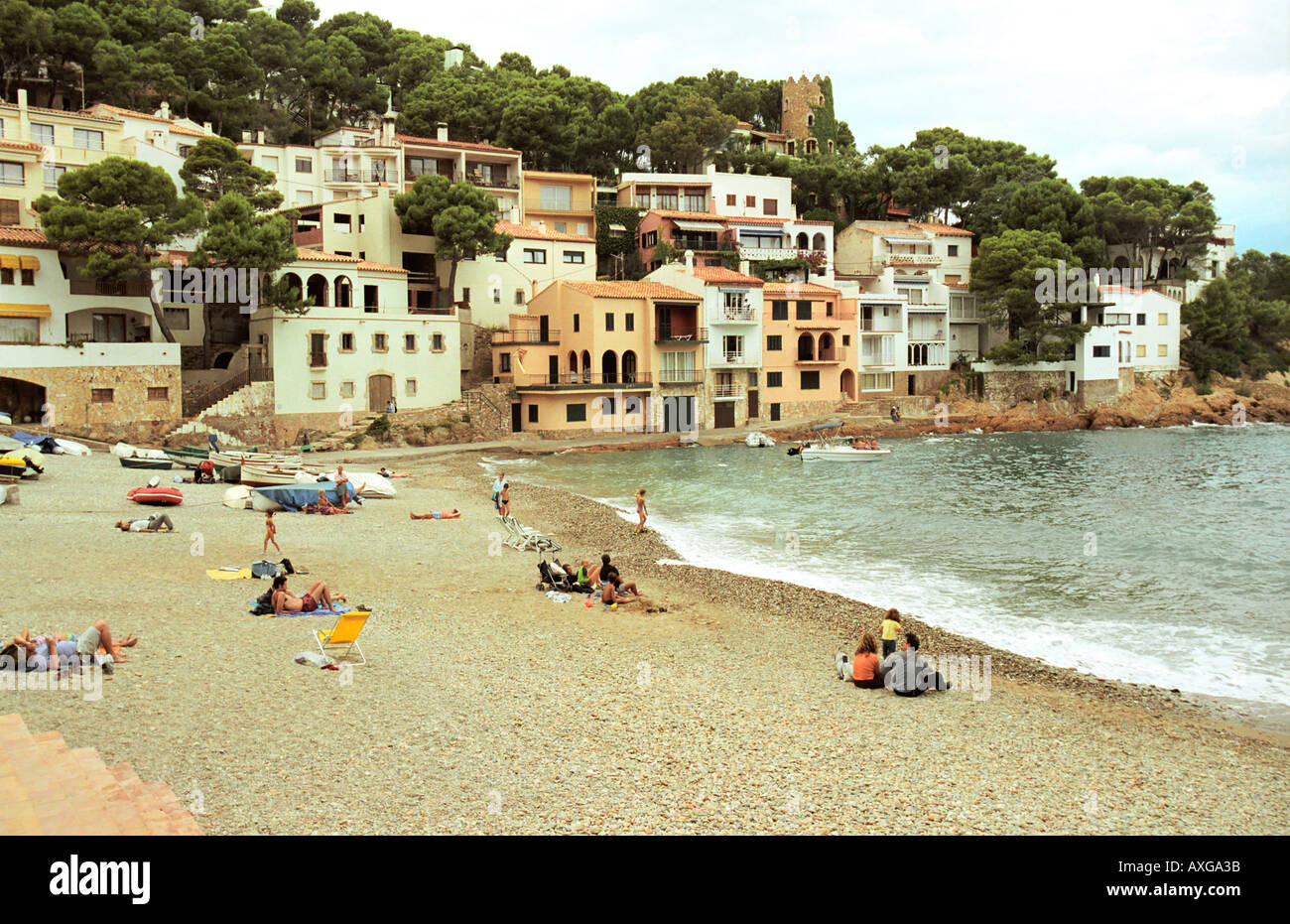 Sa Tuna Costa Brava Spain Stock Photo - Alamy