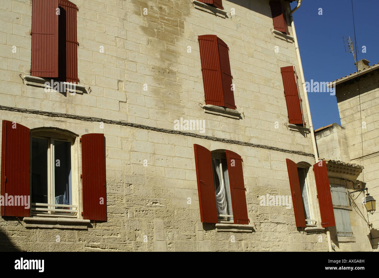 Wine colored shutters hi-res stock photography and images - Alamy