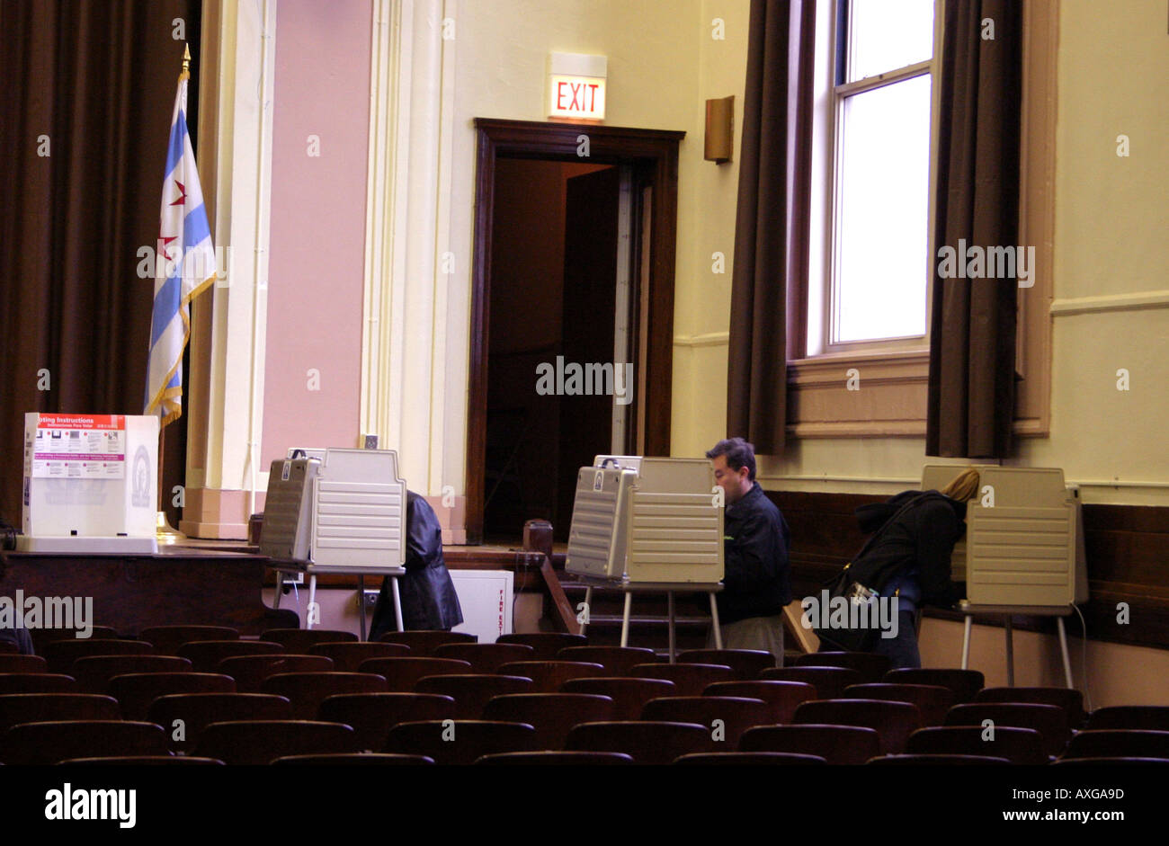 Voting booths Stock Photo - Alamy