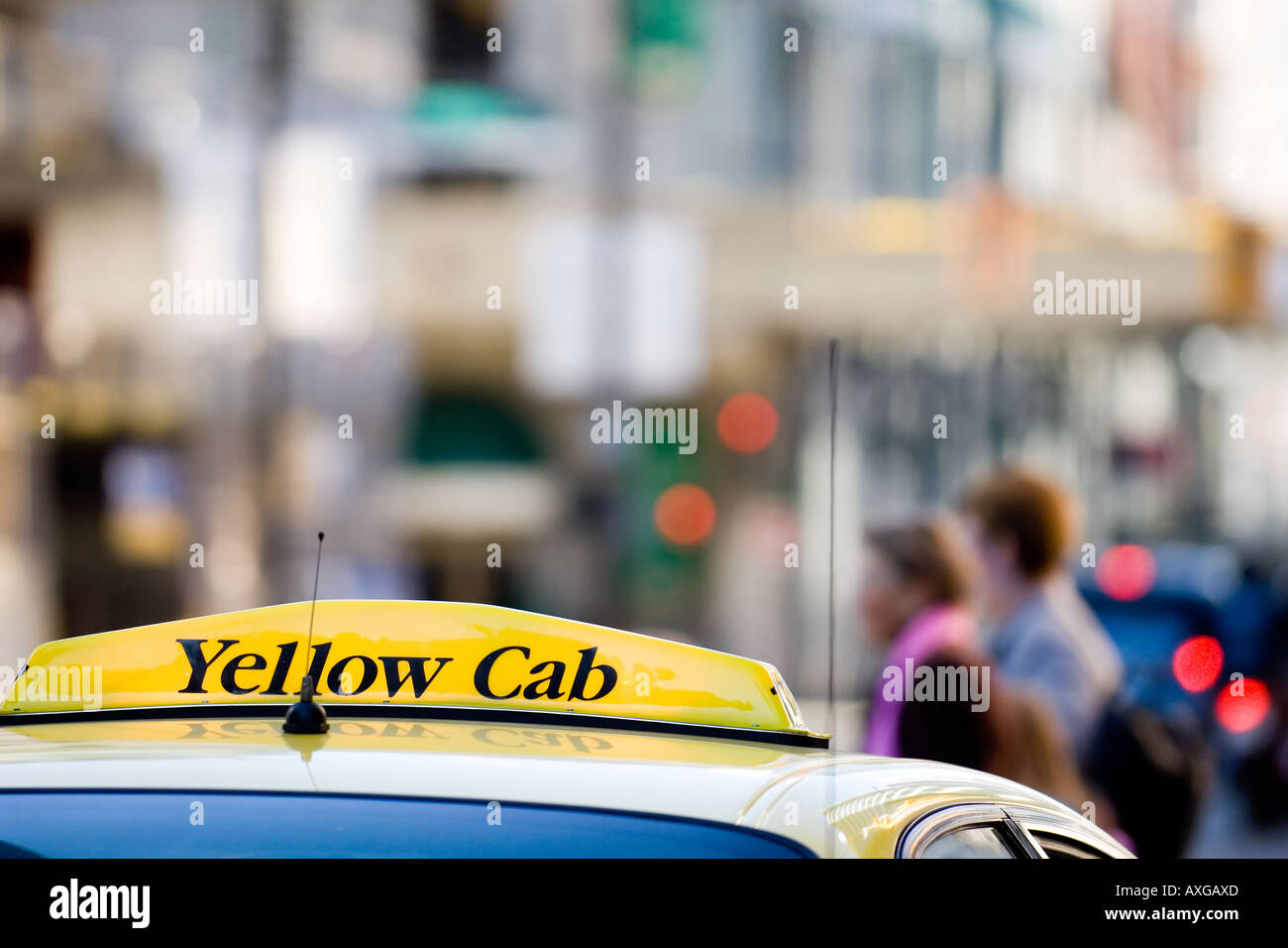 Vancouver yellow cab hi-res stock photography and images - Alamy