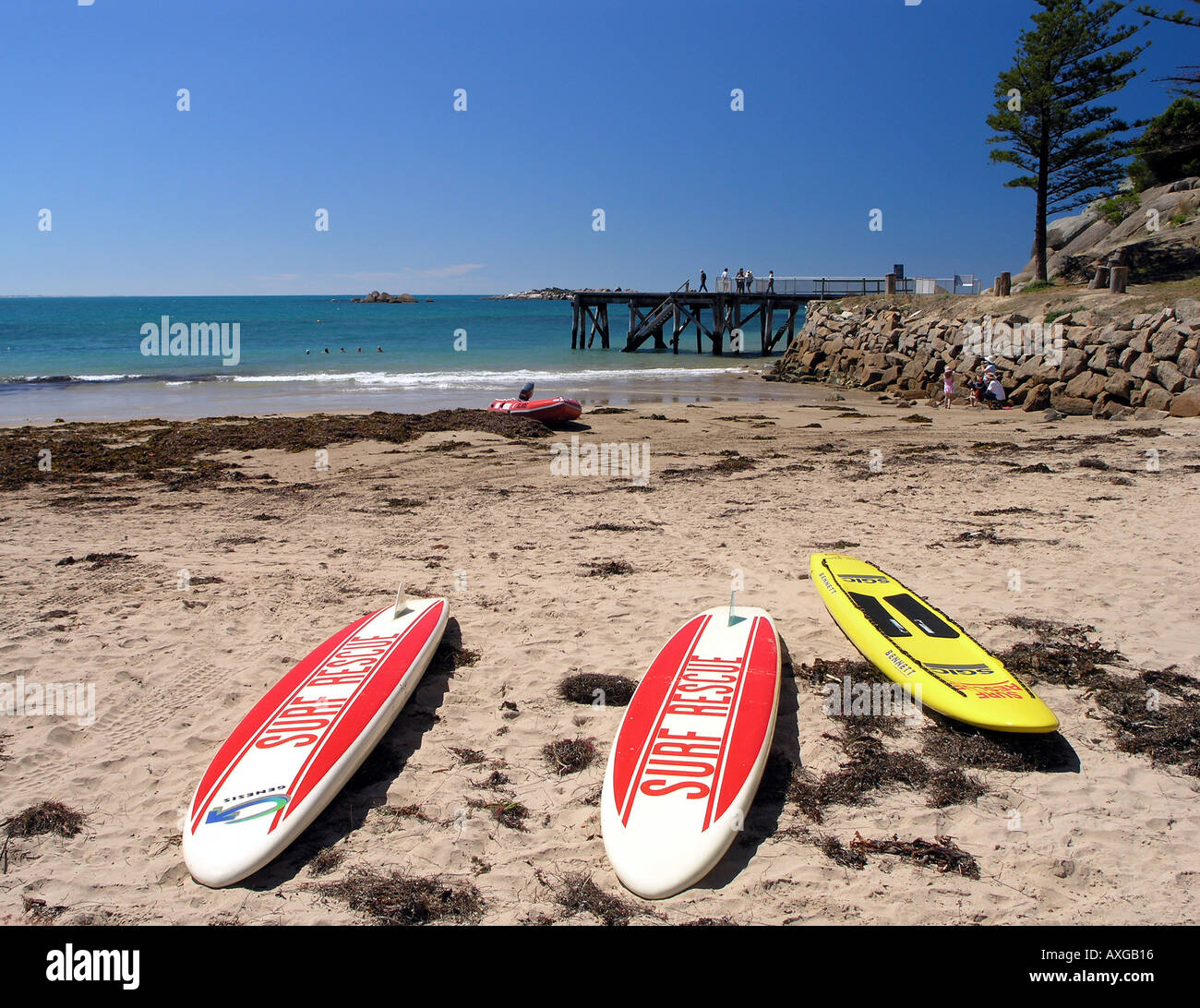 Surf rescue dinghy hi-res stock photography and images - Alamy