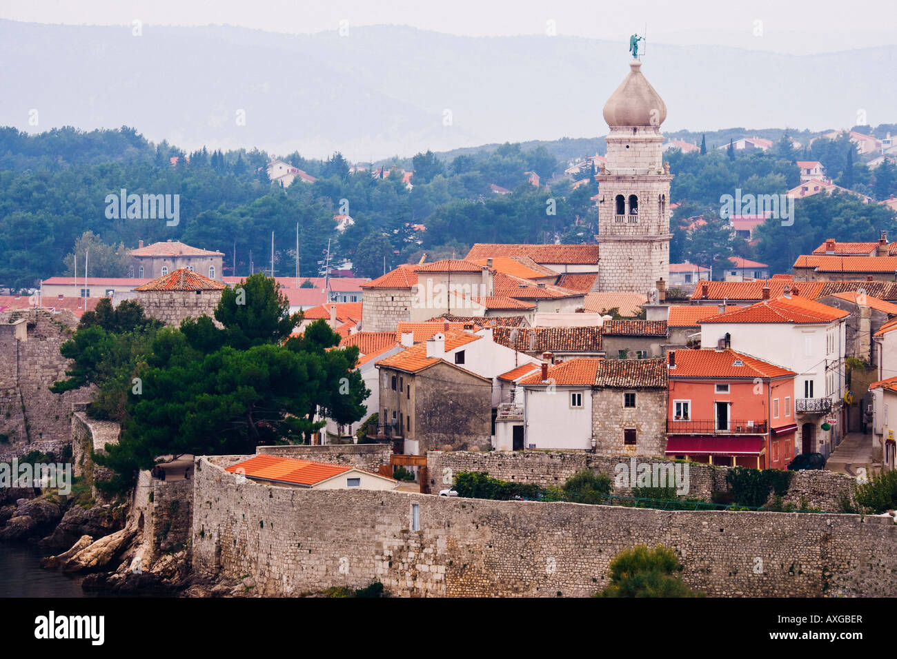 Town of Krk, Krk Island, Croatia Stock Photo - Alamy