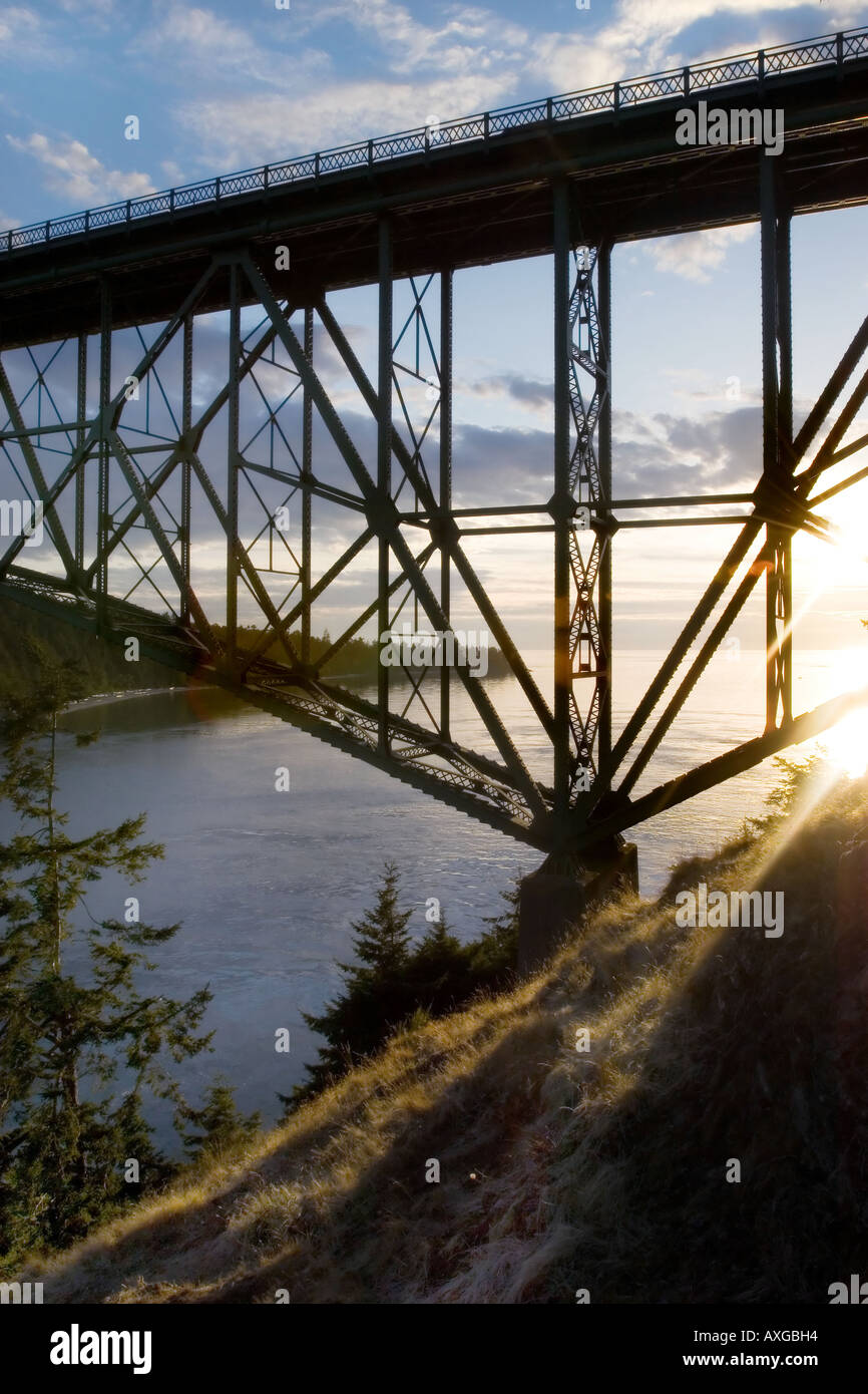 Deception Pass Bridge Stock Photo - Alamy