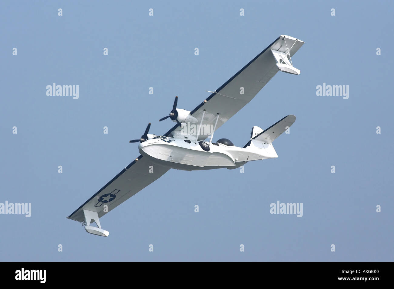 US Navy Consolidated PBY Catalina amphibious aircraft Stock Photo - Alamy