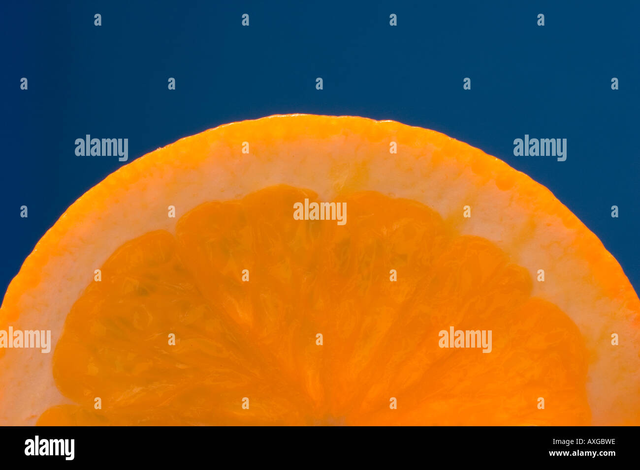 Close up cross section of an orange Stock Photo - Alamy