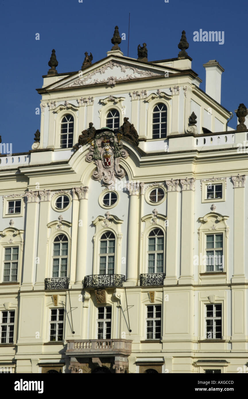 Prague, building on hill Hradschin Stock Photo - Alamy
