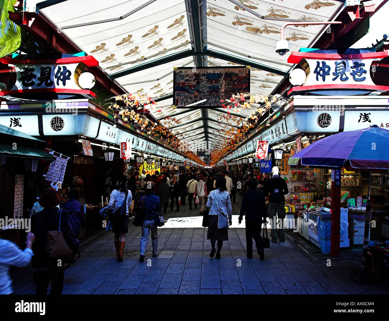 Asakusa Temple Market in Tokyo Japan Stock Photo - Alamy