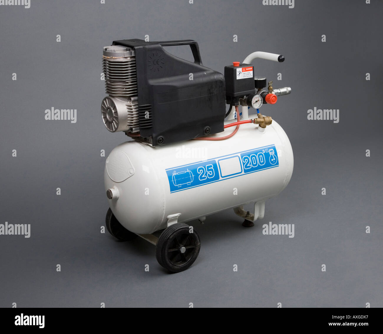 A portable electric air compressor Stock Photo - Alamy