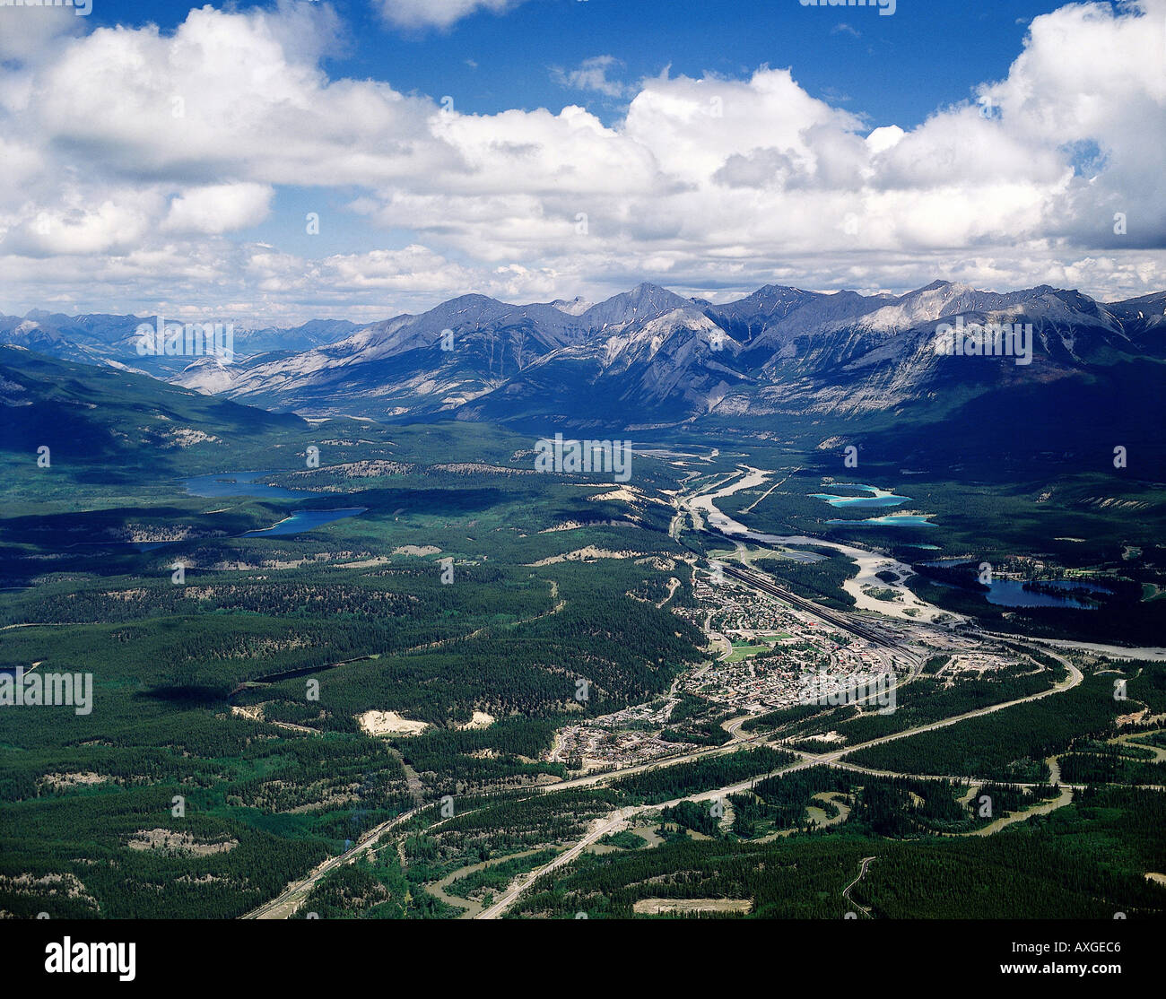geography / travel, Canada, Jasper National Park, Jaspermit and Rocky ...