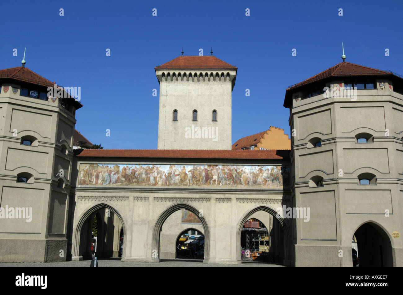 Munich, Isa Gate Stock Photo - Alamy
