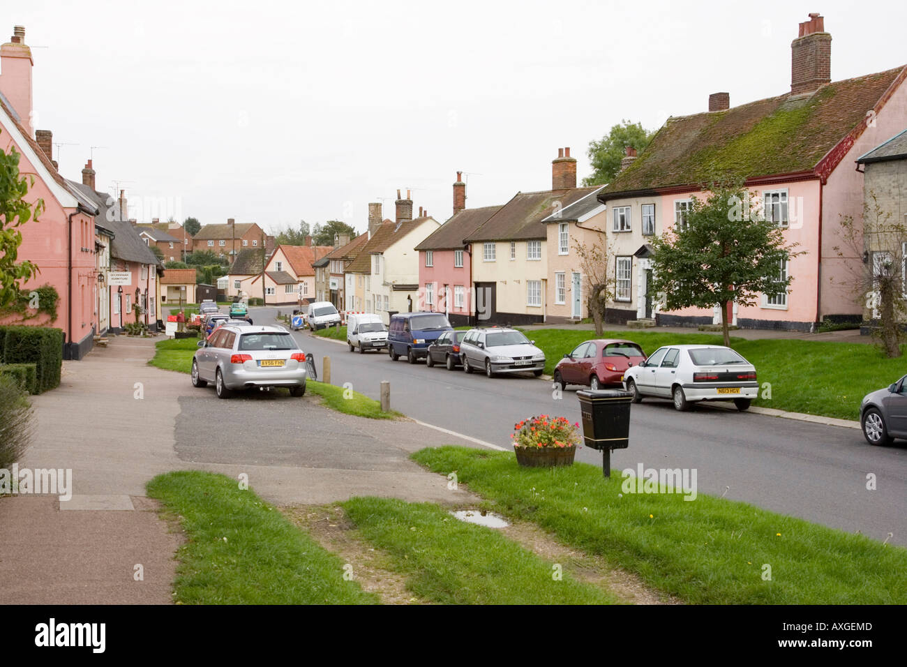 the village of Haughley, Suffolk, UK Stock Photo - Alamy