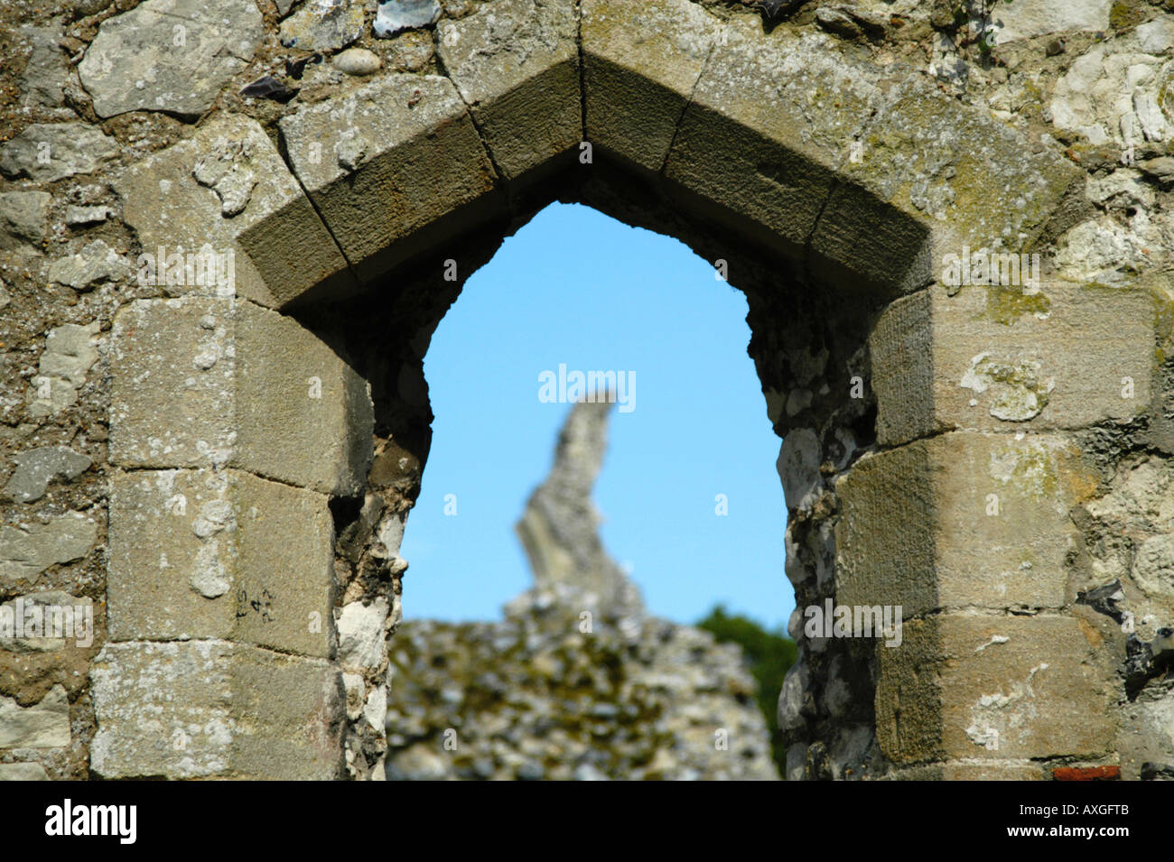 Cluniac Priory ruins Thetford Norfolk UK Stock Photo - Alamy