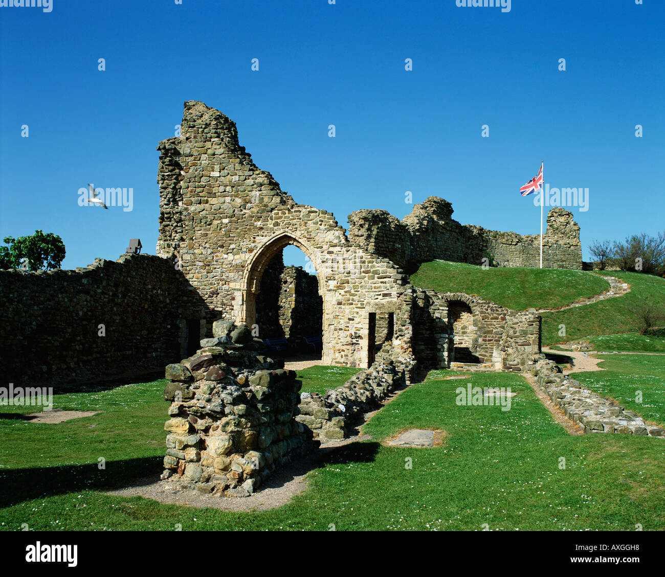 Hastings Castle, East Sussex, England, UK, 1066 Country Stock Photo - Alamy