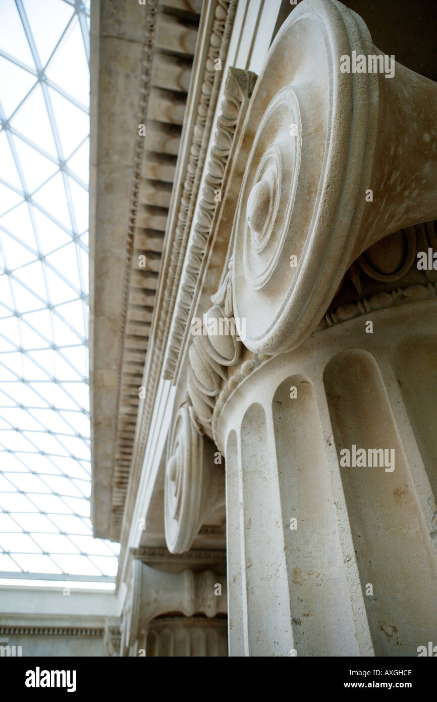 Ionic Column Capital, British Museum, London, UK Stock Photo - Alamy