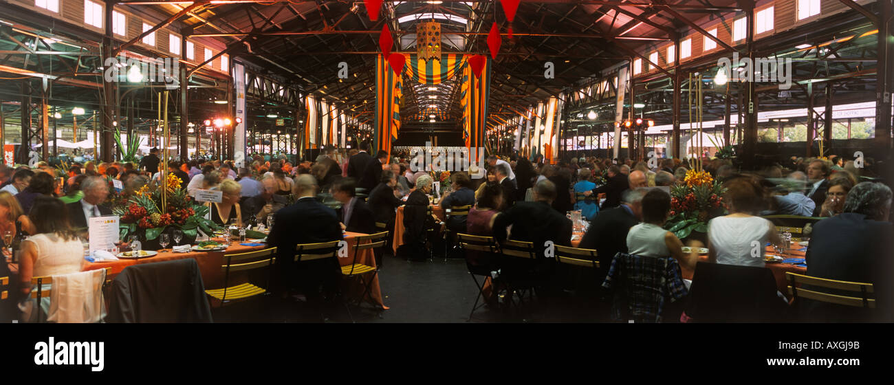 Opera performance, Queen Victoria Market, Melbourne, Australia Stock ...